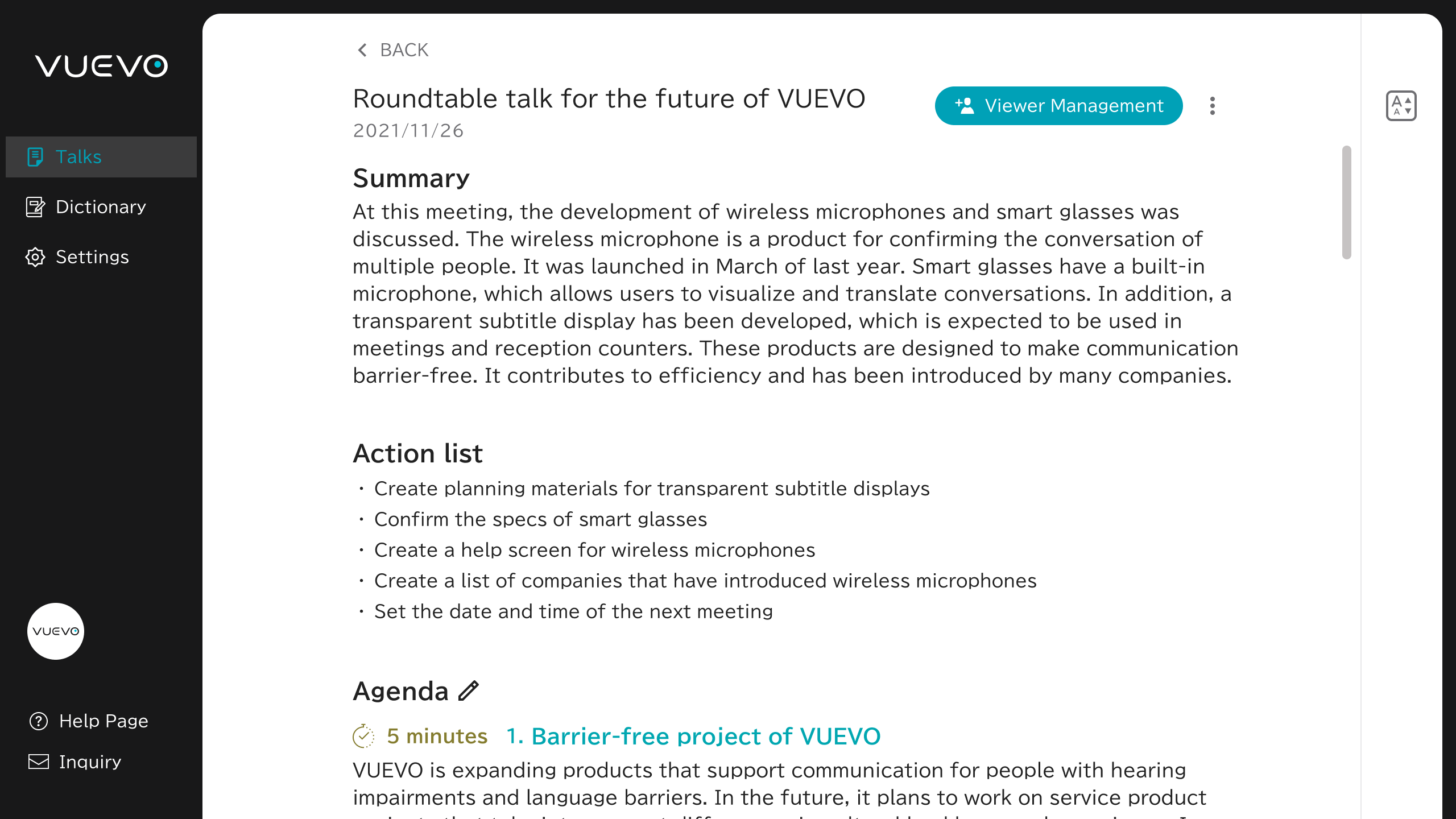 VUEVO（ビューボ） ｜多言語をリアルタイムに翻訳